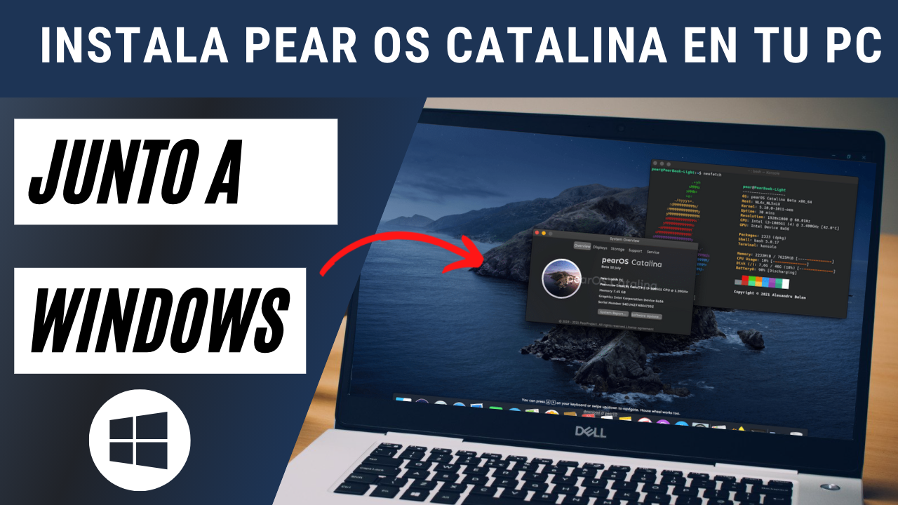 Instalar Pear Os Catalina Junto a Windows - Herschel González